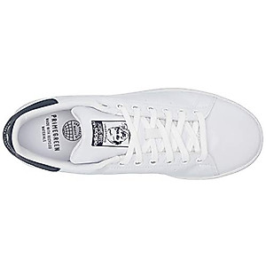 adidas Originals Men's Stan Smith (End Plastic Waste) Sneaker, White/White/Collegiate Navy, 10