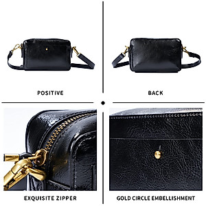 NC Leather Wristlet Clutch Wallet Purses Small Crossbody Bags for Women The Transport Camera Bag