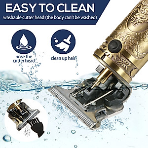 BA-BOLING Hair Clippers for Men Professional, Pro t Outliner Edgers Trimmer for Mens Hair Cutting, Zero Gapped Beard Trimmer Hair Clipper Cordless Electric Led Display for Barbers