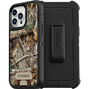 OtterBox Defender Series SERIES SCREENLESS EDITION Case for iPhone 13 Pro Max & iPhone 12 Pro Max - BLACK/REALTREE (CAMO)