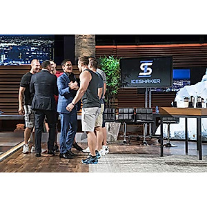 Ice Shaker 26 Oz Tumbler, Insulated Water Bottle with Straw, Stainless Steel Water Bottle, As Seen on Shark Tank, Water Bottle with Straw, Mermaid