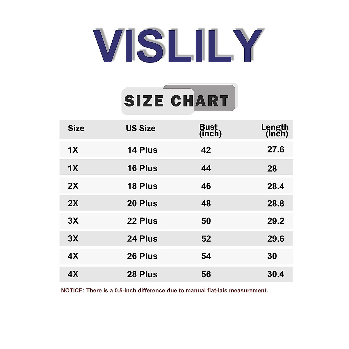 VISLILY 3x Womens Tops Plus Size Long Sleeve Shirts Loose Fit Tunic D 24w