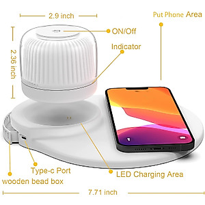 BEYONDOP Night Light, Touch Bedside Table Lamp for Bedrooms, Rechargeable Dimmable Small LED Lamp with RGB Lights, Smart Nightstand Lamp for Living Room Home Gifts