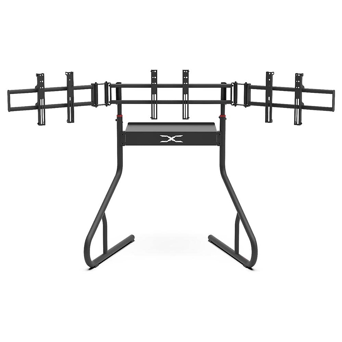 Extreme Sim Racing Triple Screen Tv Stand Add-on Upgrade With Back Tray - Fits almost all Sim Racing Rigs in the Market - Suitable for TV sizes up to 3 x 37"