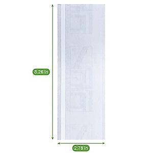 LFSYS 50 Pack Window Fly Traps, Fruit Fly Traps for Indoors, Fly Paper Sticky Strips, Fly Traps for Indoors Clear