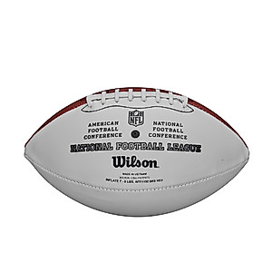 WILSON New NFL Autograph Football - Official Size, Brown