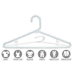A Basics White Hangers 8-Pack