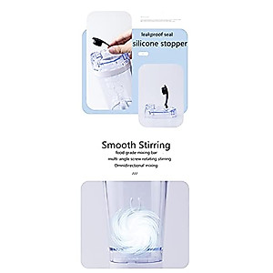 xinghaikuajing Protein Powder Automatic Blender Powder Electric Shaker Cup USB Recharging Mixer 16OZ PurpleUSBchargingmodel-colorfullights