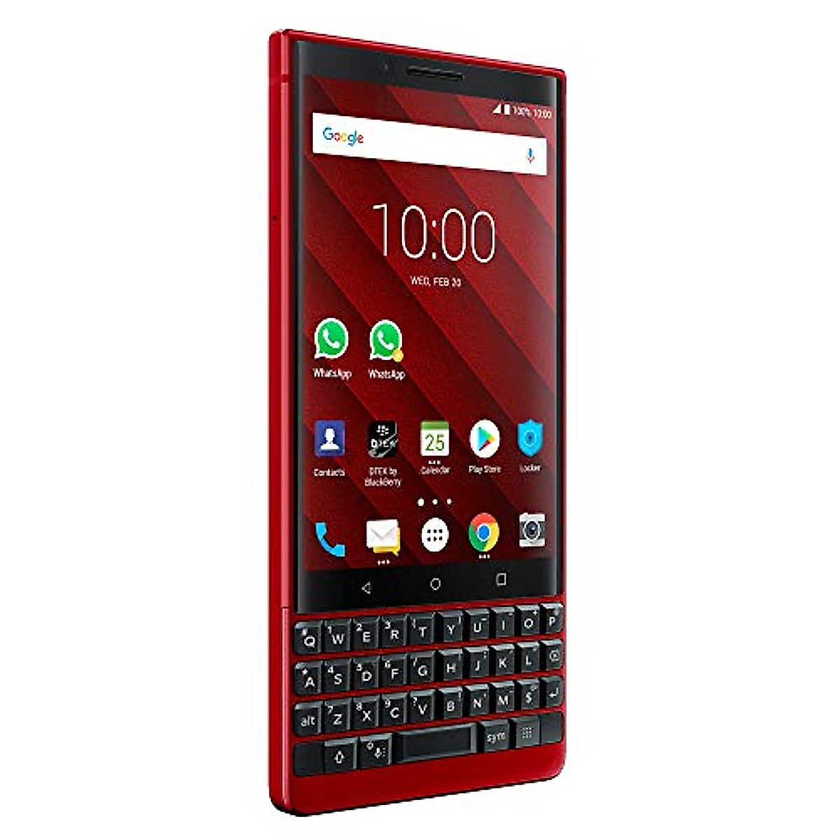 BlackBerry KEY2 Red Unlocked Android Smartphone (AT&T/T-Mobile) 4G LTE, 128GB