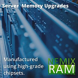 32GB (4x8GB) DDR3-1600MHz PC3-12800 ECC UDIMM 2Rx8 1.35V Unbuffered Server Memory by NEMIX RAM