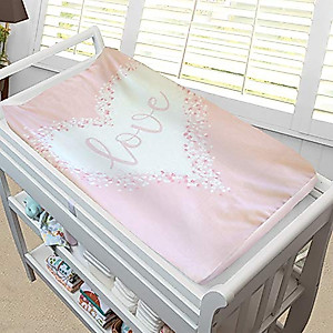 Boppy Changing Pad Cover, Pink Love (1360782K 6PK)