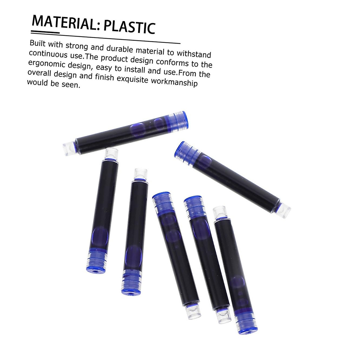 STOBOK 2 Sets 200pcs Black Ink Sac Erasable Pens Refill Refillable Fountain Pen Fountain Pen Ink Fountain Ink Pen Refills Cross Ink Fill Ink Universal Plastic Ink Gall Student