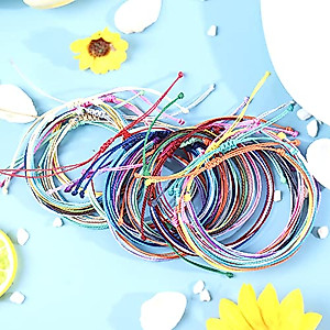 choice of all 20 Pieces Cute Bracelets for Teen Girls Sunflower String Bracelet Summer Ocean Anklets Adjustable Waterproof Handmade Bracelets Anklets for Women Men