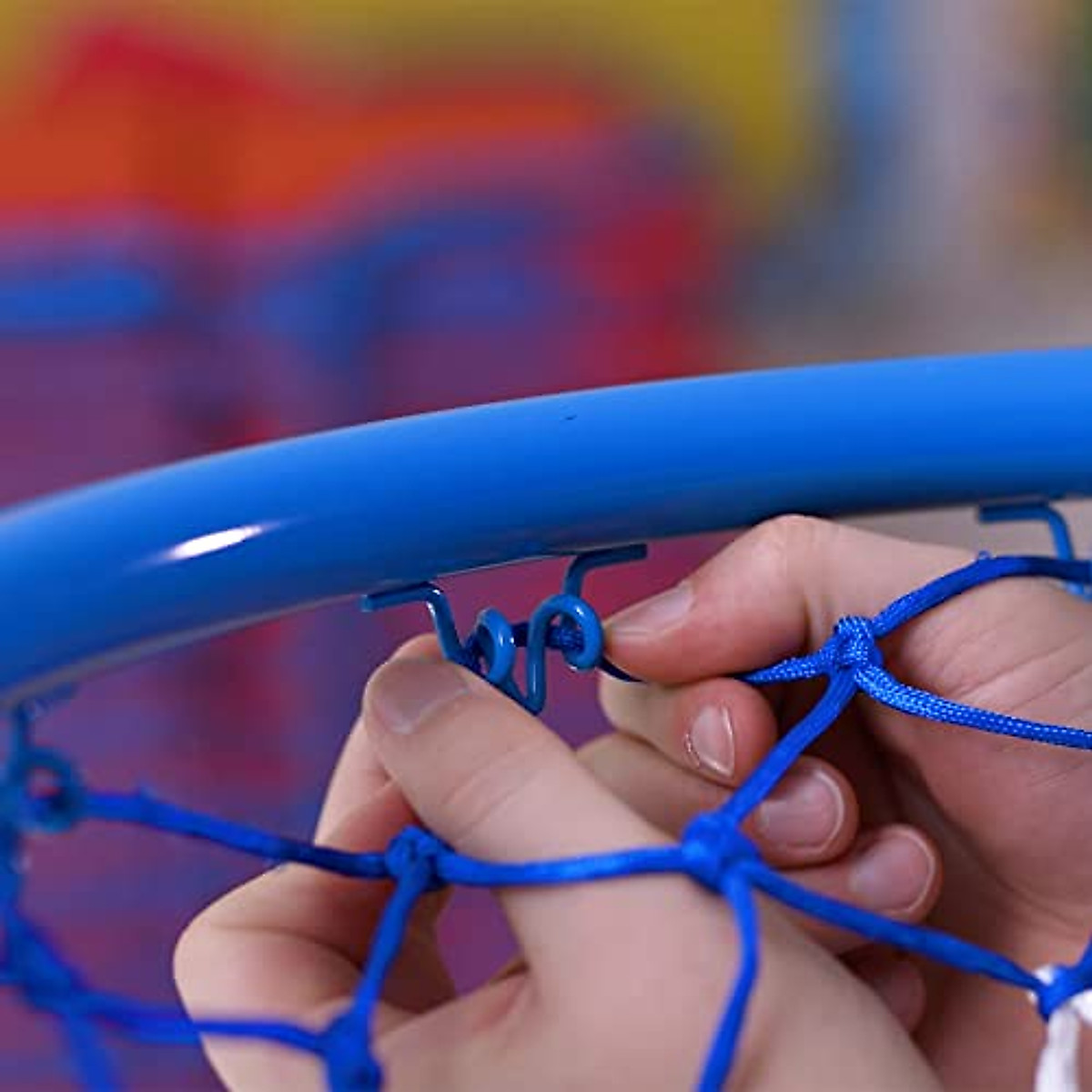 Children’s Factory, AFB7950, Angeles 4-Rings Basketball Hoops with Storage Bag, Blue, Toddler and Kids Indoor – Outdoor Preschool & Daycare Mini Hoops