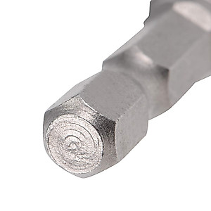 uxcell 2 Pcs T45 Magnetic Torx Screwdriver Bits, 1/4 Inch Hex Shank 2-inch Length S2 Security Tamper Proof Screw Driver Kit Tools