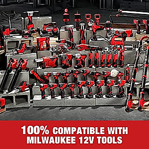 2Pack DSANKE M12 6000mAh 12V Lithium Battery Replacement for Milwaukee M12 Battery XC 48-11-2440 48-11-2402 48-11-2460 12Volt Milwaukee Tools