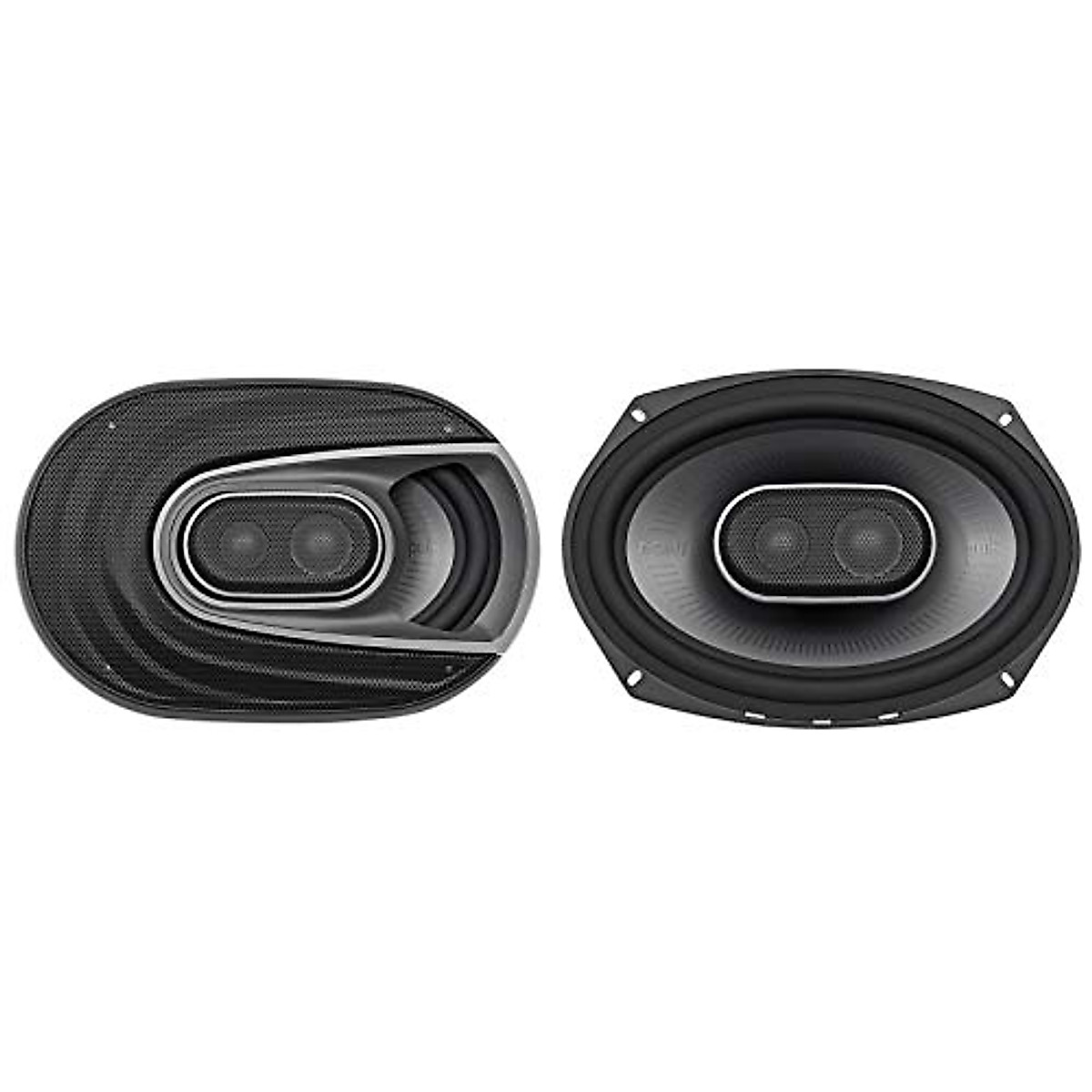 Polk Audio (2) MM692 6x9 900w 3-Way Car Audio/Marine Speakers+2-Ch Amp+Wire Kit
