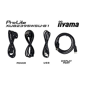 iiyama Prolite XUB2395WSU-B1 22.5" WUXGA LED Matt Flat Black Computer Monitor