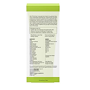 Neutrogena Naturals Multi-Vitamin Nourishing Daily Face Moisturizer with Antioxidant Bionutrients & Vitamins B, C & E, Non-Comedogenic & Sulfate-, Paraben-, Phthalate- & Dye-Free, 3 fl. oz
