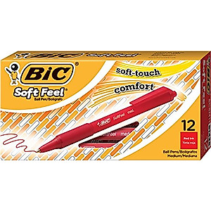 BIC SoftFeel Retractable Ball Pens
