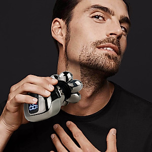 Electric Head Shavers for Bald Men, 7D 5-in-1 WeChip Bald Head Shavers for Men, Modern Design Head Razors for Bald Men, Wet/Dry Men's Electric Shavers Cordless, Anti-Pinch, LED Display Grooming Kit