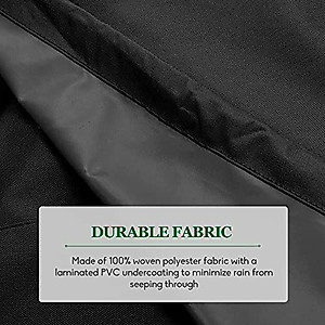 EGIS Waterproof Outdoor Lounge Chair Cover, Heavy Duty Patio Couch Cover, Windproof Outdoor Furniture Cover, Fits up to 30 W x 37 D x 31H, 2 Pack Black