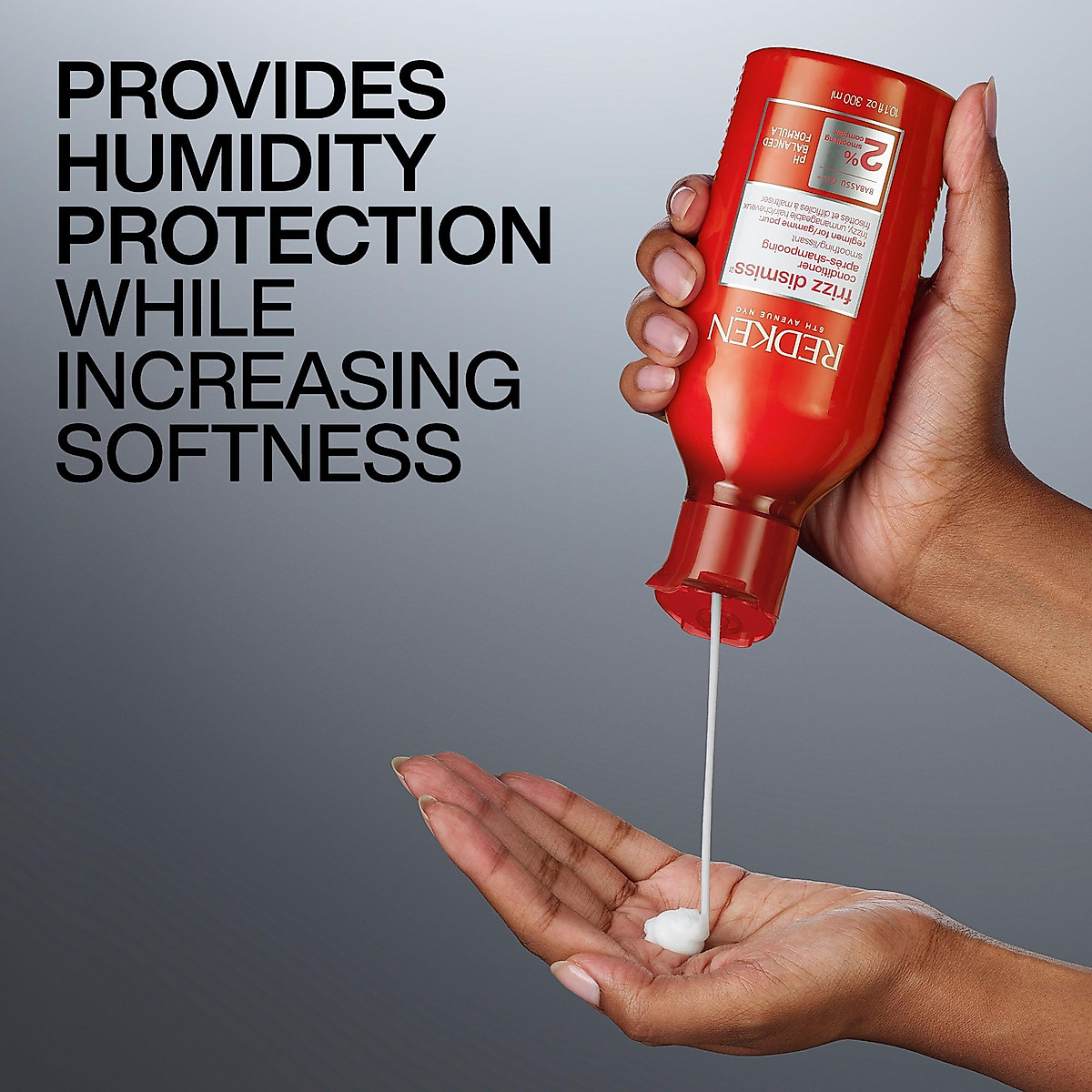 Redken Frizz Dismiss Conditioner | Sulfate Free Conditioner For Frizzy Hair | Moisturizes and Smooths | Provides Soft, Silky Hair | Long-Lasting Frizz Control | Humidity Protection | Anti Frizz