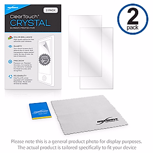 BoxWave Screen Protector Compatible with JVC KW-M560BT - ClearTouch Crystal (2-Pack), HD Film Skin - Shields from Scratches for JVC KW-M560BT, JVC KW-M560BT, KW-M56BT, KW-M150BT