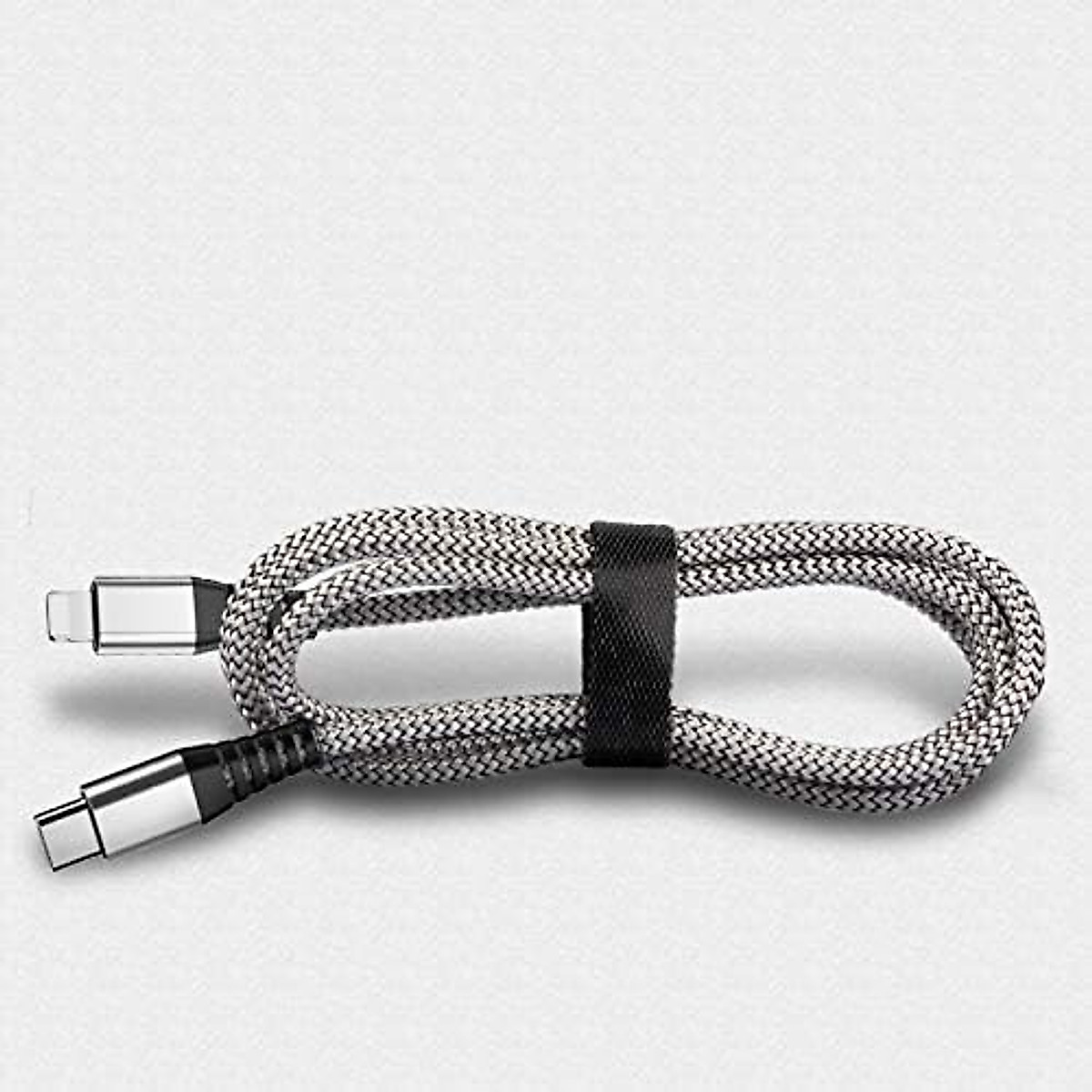 IFLASH USB C Charing Cable, USB-C iPhone Fast Charging Cable Compatible with iPad 8th 2020, iPhone 12/11/11 Pro/11 Pro Max/X/XS/XR/8, Support Power Delivery (Silver, 3 Feet)