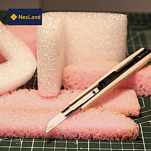 NexLand 2pack S1-P 9mm Utility Knife 60 Degree Tip with G3 Ultra-Sharp Ceramic Blade Snap Off Right Hand