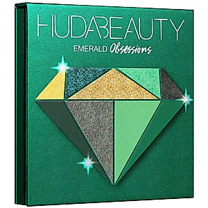 Exclusive New HUDA BEAUTY Obsessions Eyeshadow Palette (Emerald)