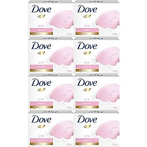 Dove Pink Beauty Cream Bar Soap, 100 Gram / 3.5 Ounce Bars (Pack of 8)