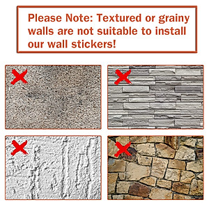 10 PCS Inspirational Wall Stickers Decals Quotes, Large Motivational Positive Saying Wall Art Decor for Bedroom, Living Black