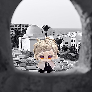 CALEMBOU Anime Plush Keychain, 4" Cute Chibi Atsushi Plush Figure Key chain Accessories for Backpack, Dazai Osamu Chuuya Rampo Dostoevsky Plush for BSD Fans (Nakajima Atsushi)