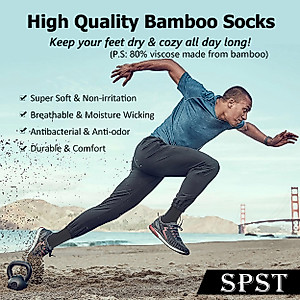 SPST Ankle Socks, Women Soft Thin Seamless Toe Cushioned Loose Fit Lightweight Quick Dry No Show Non-Binding Top Comfort Odor Resistant Low Cut Sports Cycling Running Socks, 3 Pair Black M