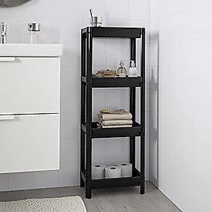 IKEA Vesken Shelf Unit Black 304.508.07