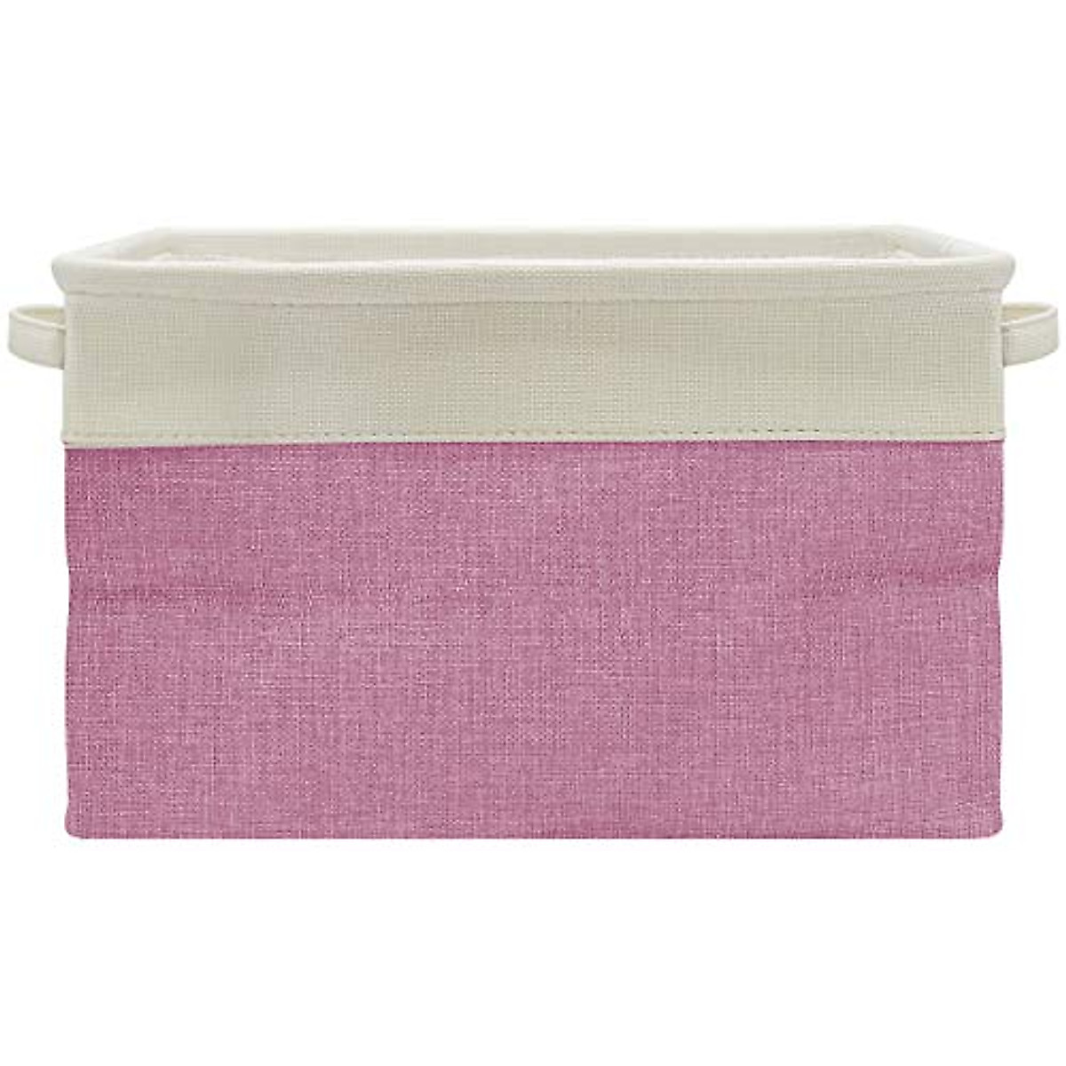 Sorbus Fabric Storage Cubes 15 Inch - Big Sturdy Collapsible Storage Bins with Dual Handles - Foldable Baskets for Organizing -Decorative Storage Baskets for Shelves | Home & Office Use -3 Pack| Pink