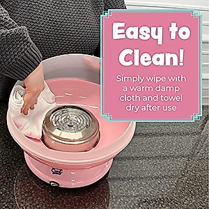 Cotton Candy Express CC1000-S Cotton Candy Machine with 5 Sugar Pack - Cherry, Grape, Blue Raspberry, Orange, Pink Vanilla