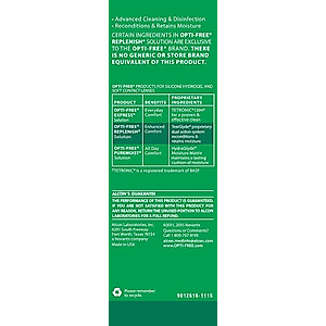 Opti-Free Replenish Multi-Purpose Disinfecting Solution with Lens Case (Pack of 4)