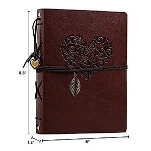 Photo Album 4x6 120 Photos, Leather Photo Albums with Writing Space With 30 Writing Paper, Travel Family Wedding Kids Graduation Ultrasound Baby Picture Album Scrapbook Photo Album