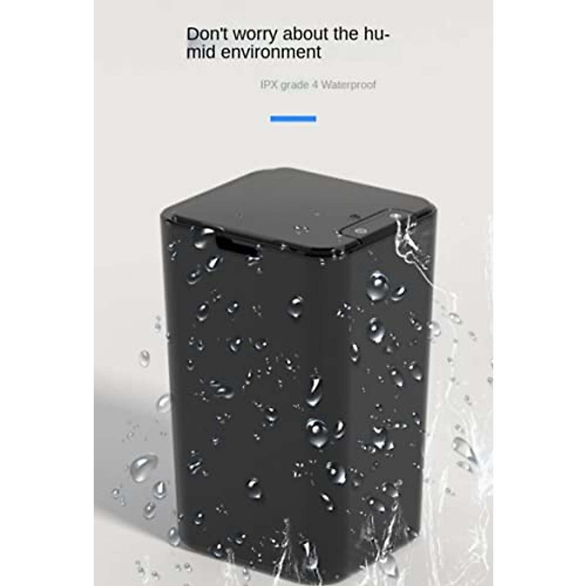 Intelligent Sensor Trash Can with Automatic Flip Cover Household Classification Kitchen Living Room Car Trash Can 12L