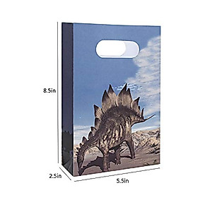 Friday Night Dinosaur Party Favor Bags-Jurassic World Treat Candy Goodies Bag for Birthday Baby Shower Party(24 Pcs)