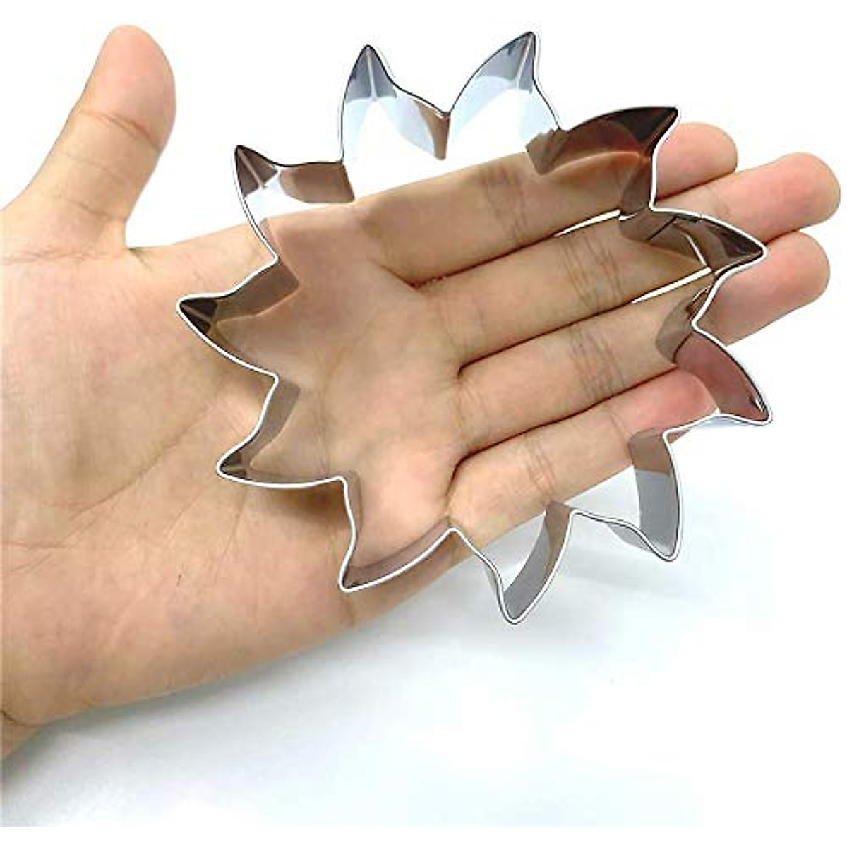 LILIAO Sun Cookie Cutter - 3.6 x 3.6 inches - Stainless Steel