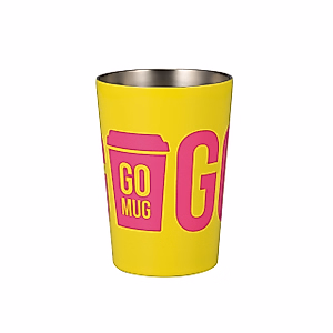 CB Japan GOMUG NEON Tumbler, Convenience Store, Coffee Cup, Neon Yellow, 15.2 fl oz (460 ml), Stainless Steel, Vacuum, Insulated