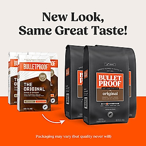 Bulletproof Original Medium Roast Ground Coffee, 12 Ounces (Pack of 3), 100% Arabica Coffee Sourced from Guatemala, Colombia & El Salvador