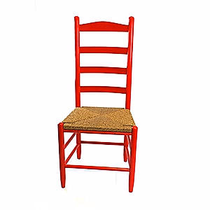 Dixie Seating Penrose Wood Ladderback Dining Chair No. 12W Red