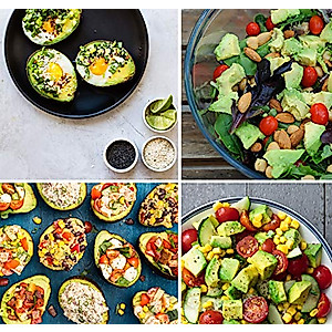 Avocado 3 Piece Set Avocado Slicer, Knife, Peeler, Pitter, Cuber, Dicer, Keeper For Everything That You Will Ever Need For Your Avocados