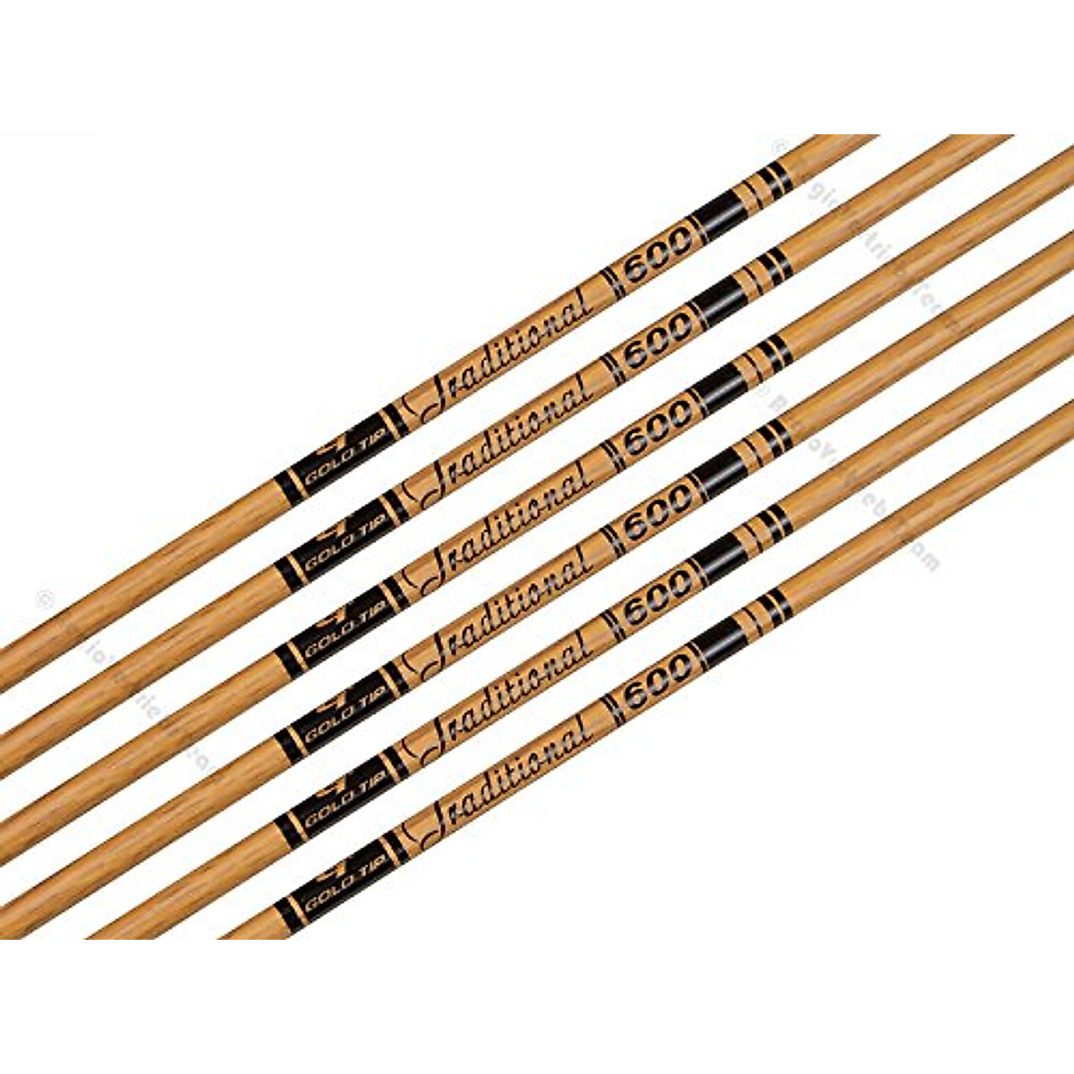 Gold Tip Traditional Shafts (Pack of 12), Brown, 400