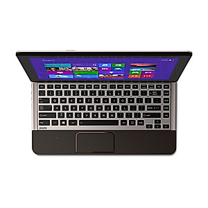 Toshiba Satellite U925T-S2120 12.5-Inch Convertible 2 in 1 Touchscreen Ultrabook (Midnight Brown in Soft Touch Body)