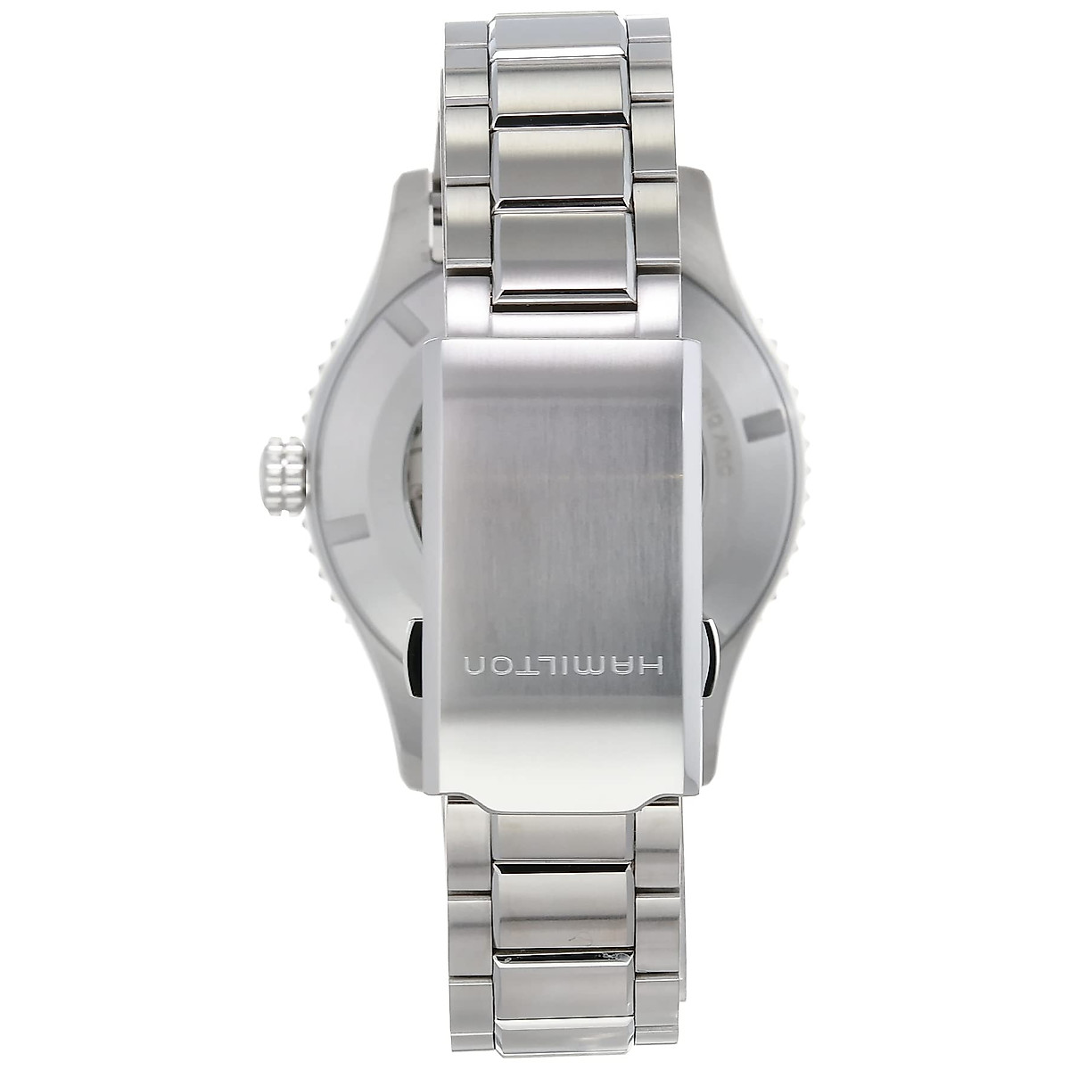 Hamilton Watch Khaki Aviation Converter Swiss Automatic Watch 42mm Case, Black Dial, Silver Stainless Steel Bracelet (Model: H76615130)